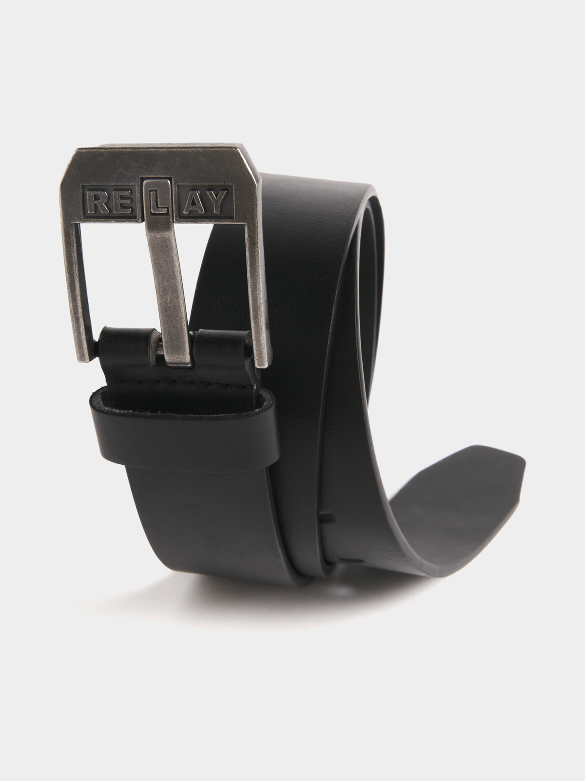 Relay Jeans Men's Embossed Black Belt | Bash