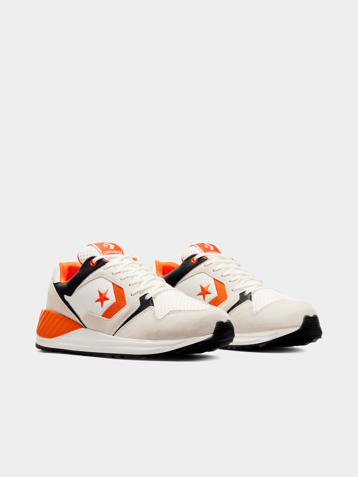 Converse Men's Wave Runner Cream/Orange Sneaker | Bash