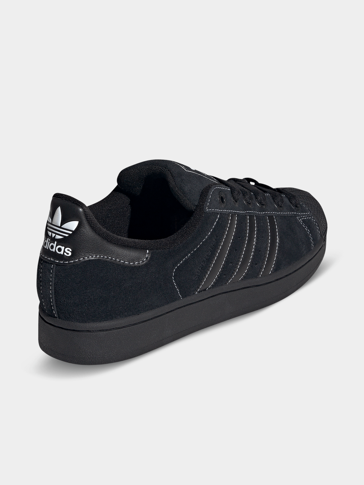 adidas Originals Men's Superstar II Suede Black Sneaker | Bash