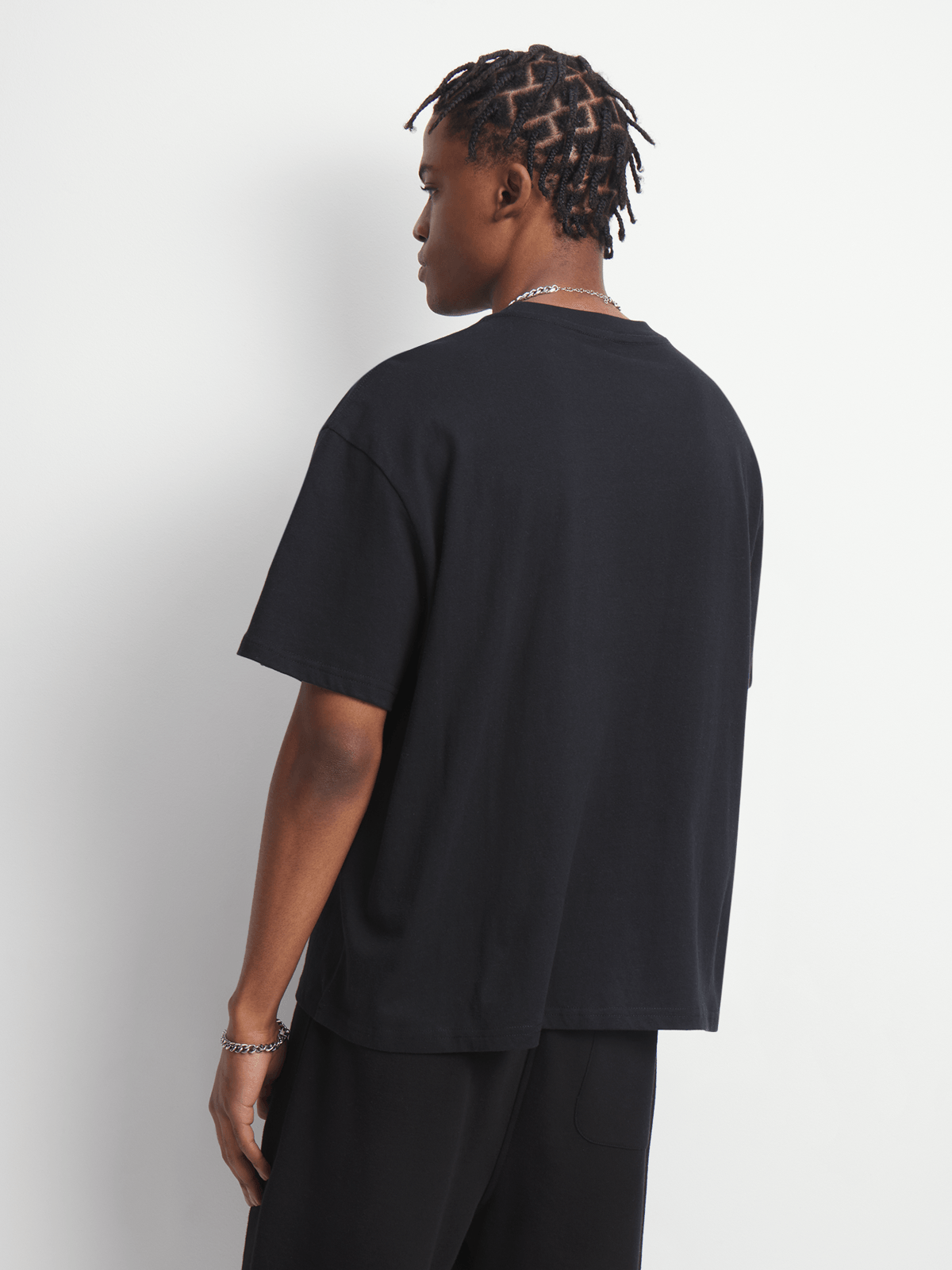 Men's Black Double Face Top - Bash.com