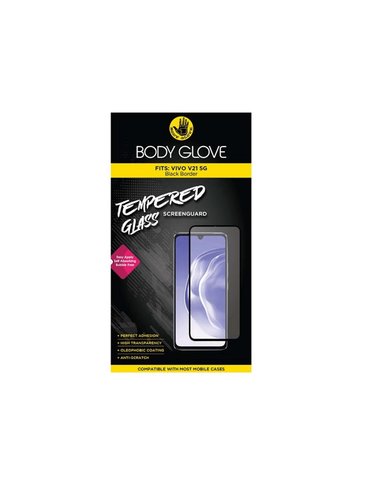 Body Glove Tempered Glass Screen Protector - Vivo V21 5G | Bash