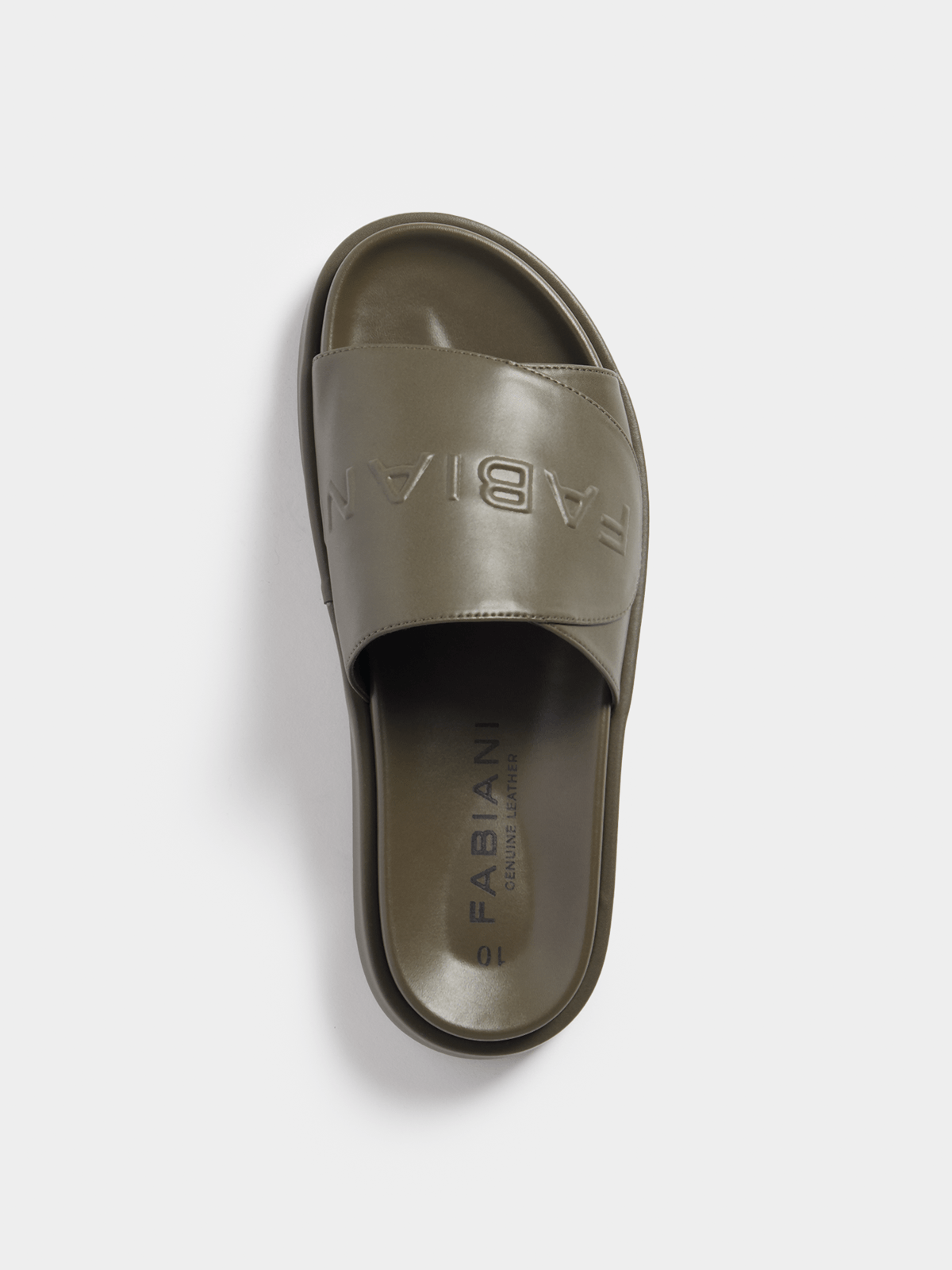 Fabiani Men's Fatigue Tonal Logo Slides | Bash
