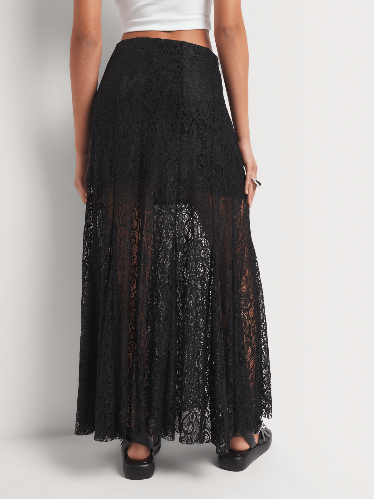 Lace A-Line Skirt | Bash