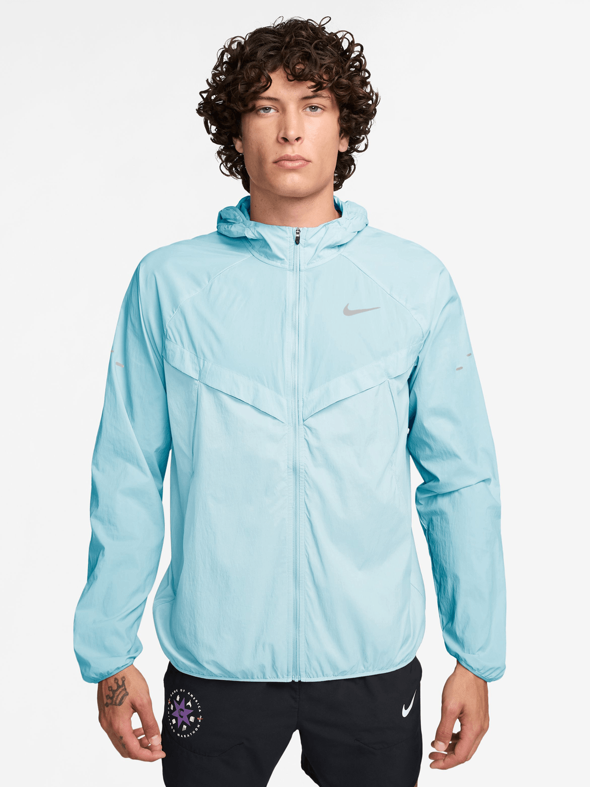 Nike Mens Dri-Fit Stride Blue Jacket - Bash.com