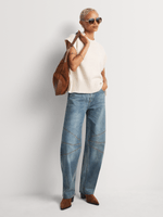 Dropped Shoulder Crew Neck Vest | Bash