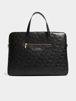Luella Embossed Laptop Bag - Bash.com
