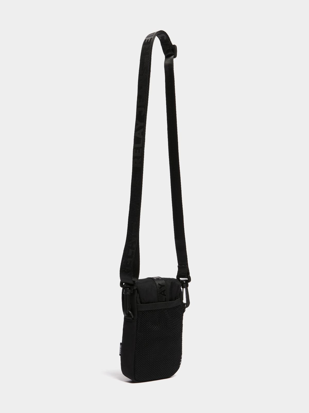 Men's Relay Jeans Portrait Black Crossbody Bag - Bash.com