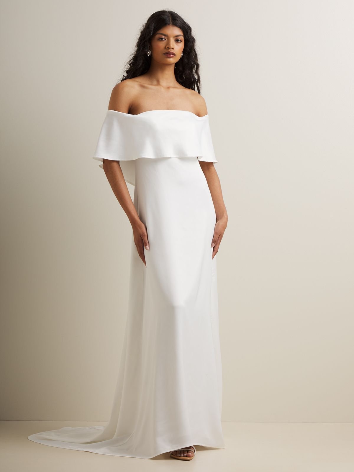 Women's Iconography Off Shoulder Wedding Dress | Bash