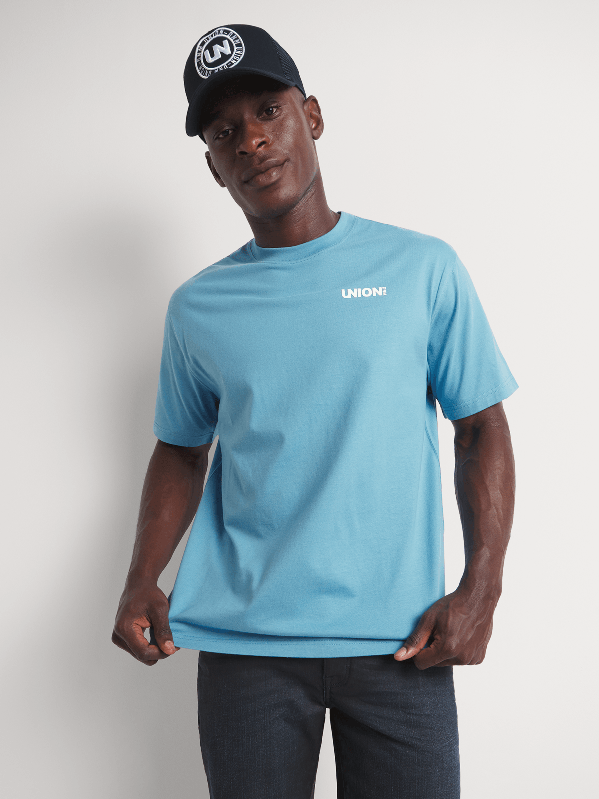 Men's Union-DNM Essential Blue T-Shirt | Bash