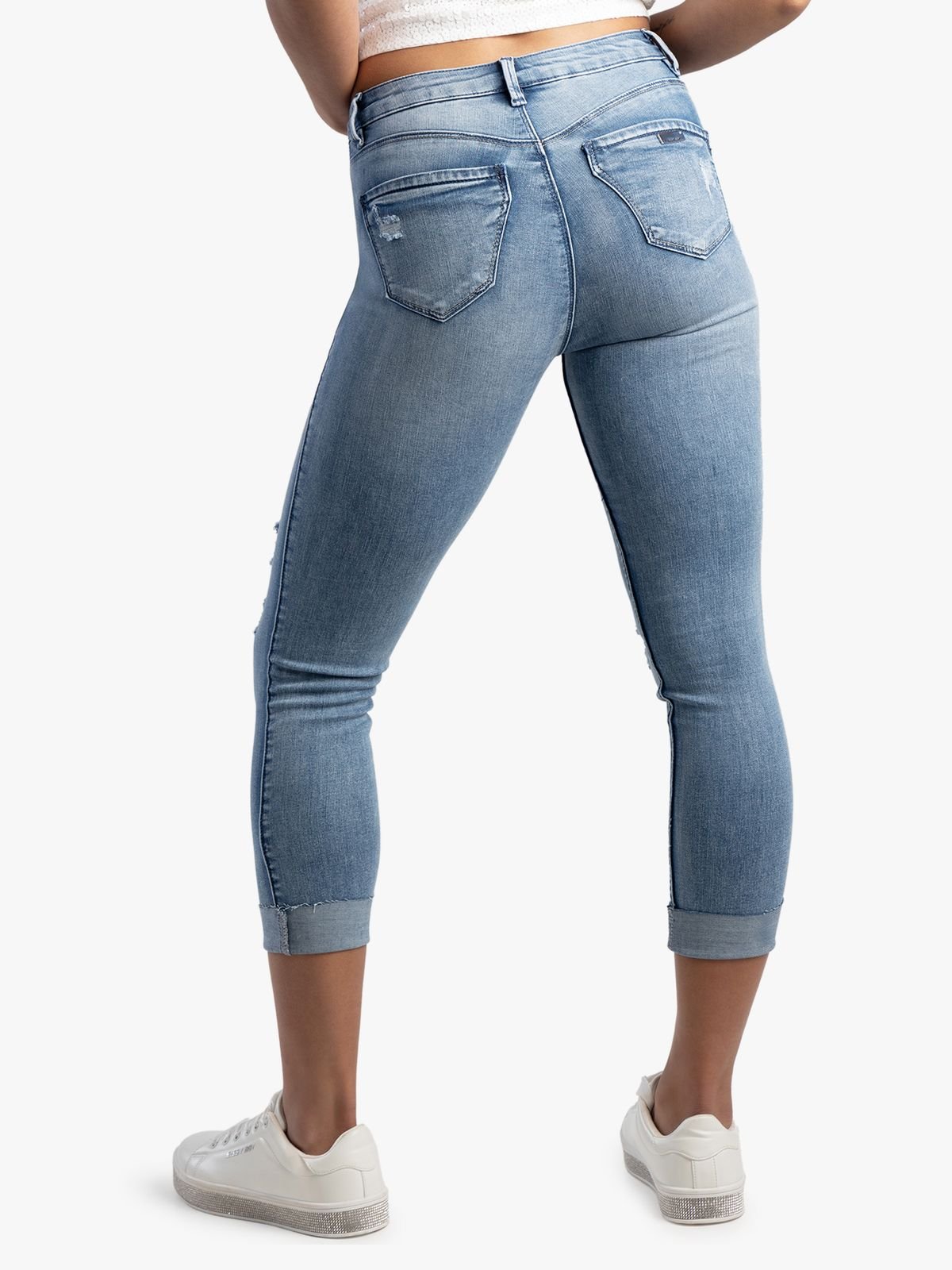 Women's Sissy Boy Blue Axel Capri Jeans | Bash