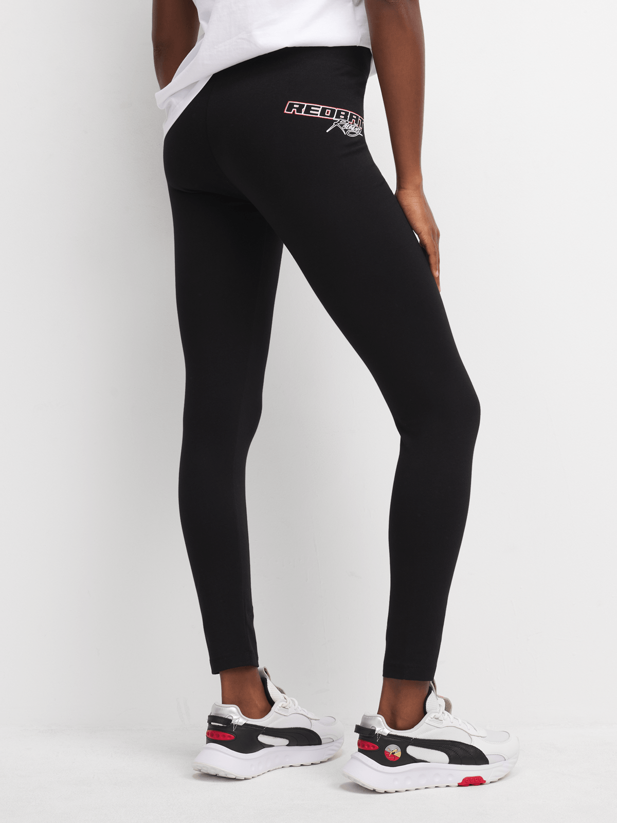 Redbat Women's Motorsport Side Logo Black Legging | Bash