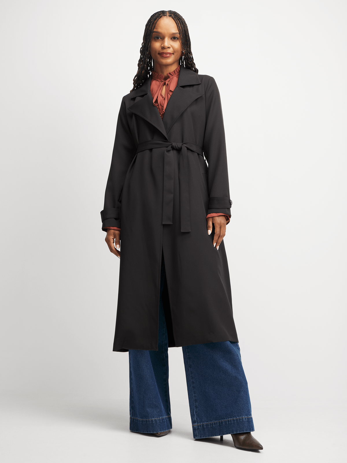 Exact Women's Black Trench Coat | Bash