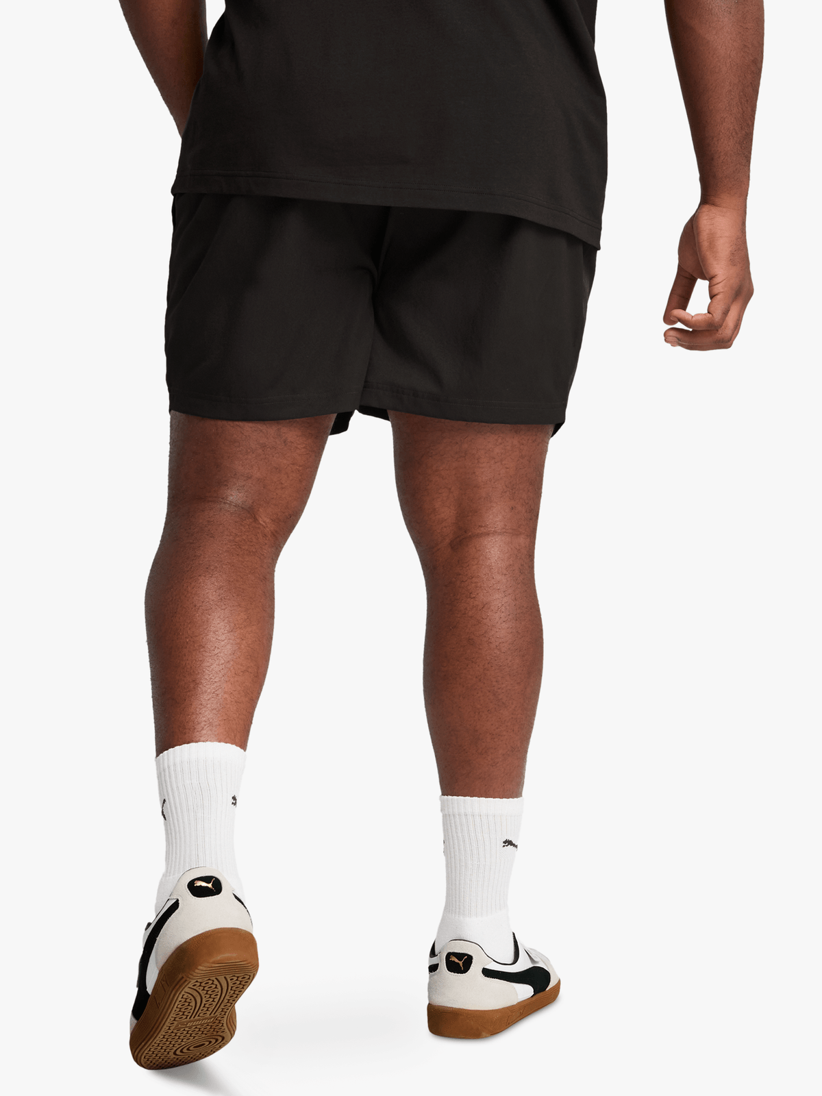 Puma Mens Essential Woven 5 Inch Black Shorts - Bash.com