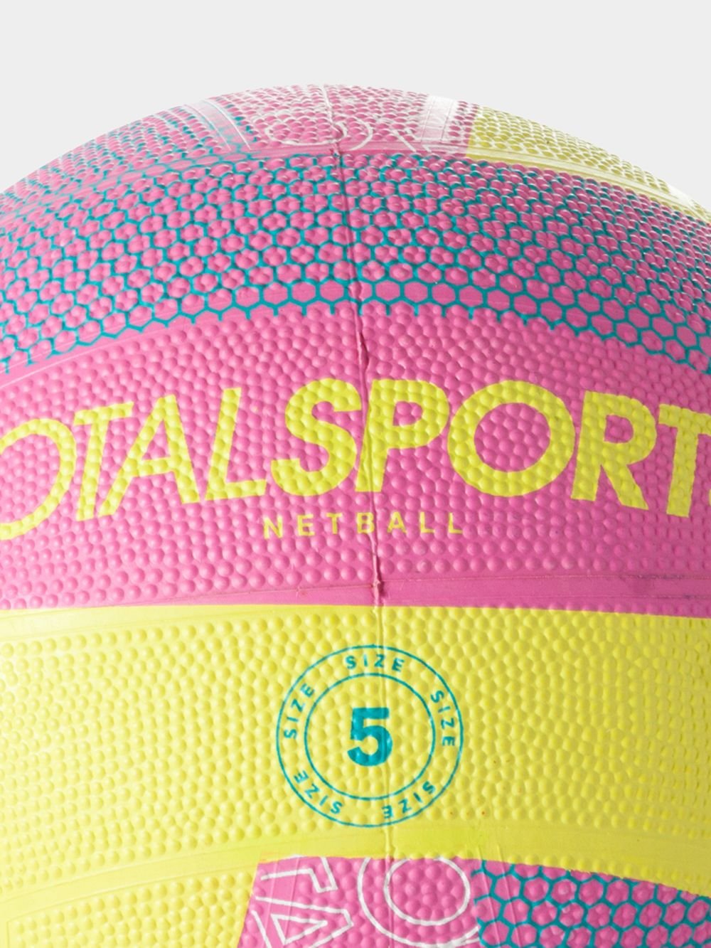 TS Netball Size 5 Pink/Lime Green Ball | Bash