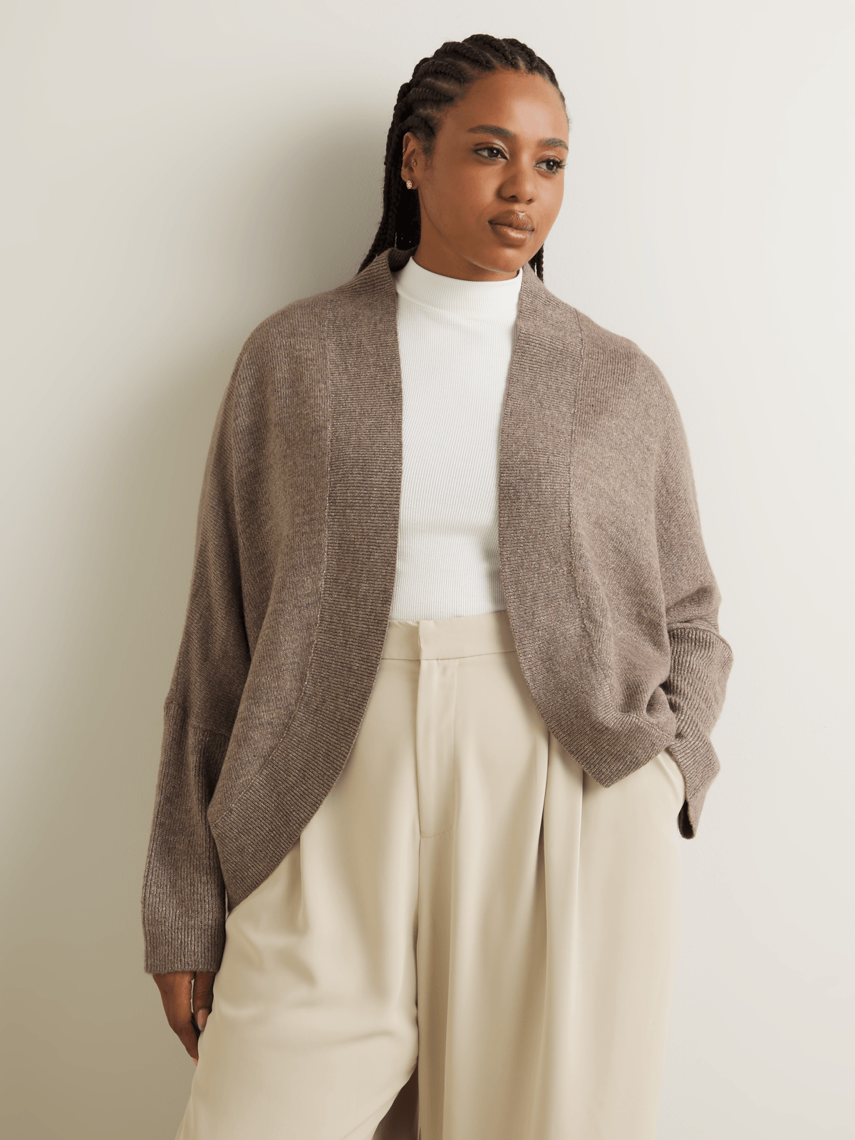 Women's Iconography Curved Front Cardigan | Bash