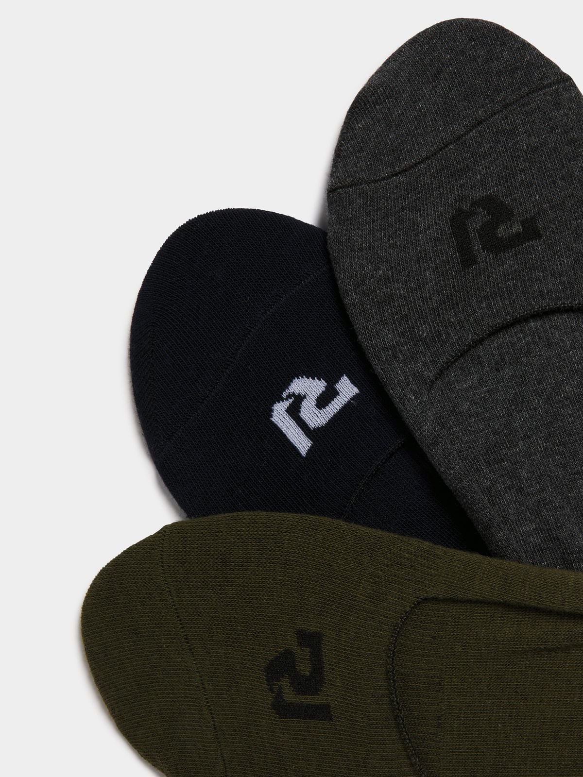 Relay Jeans Men's 3 Pack Invisible Multicolour Socks | Bash