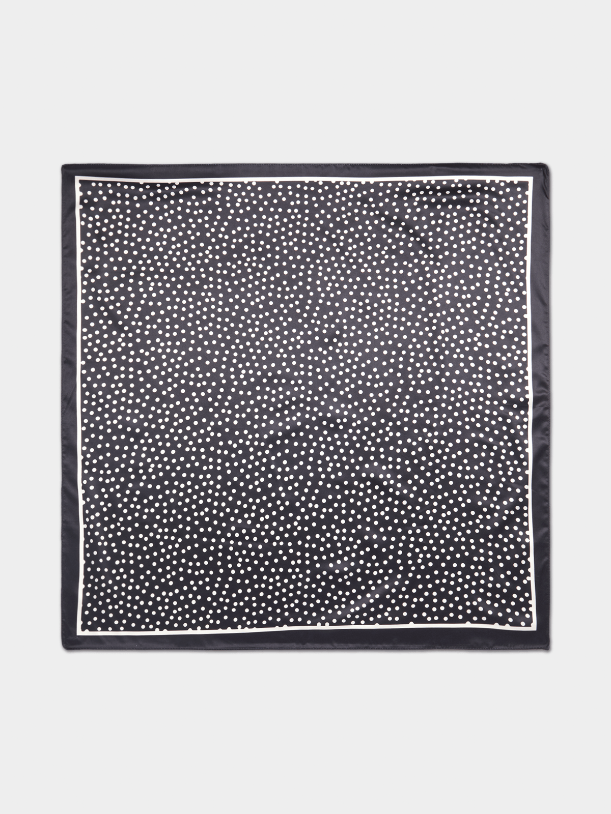 Exact Women's Black Polkadot Satin Scarf | Bash