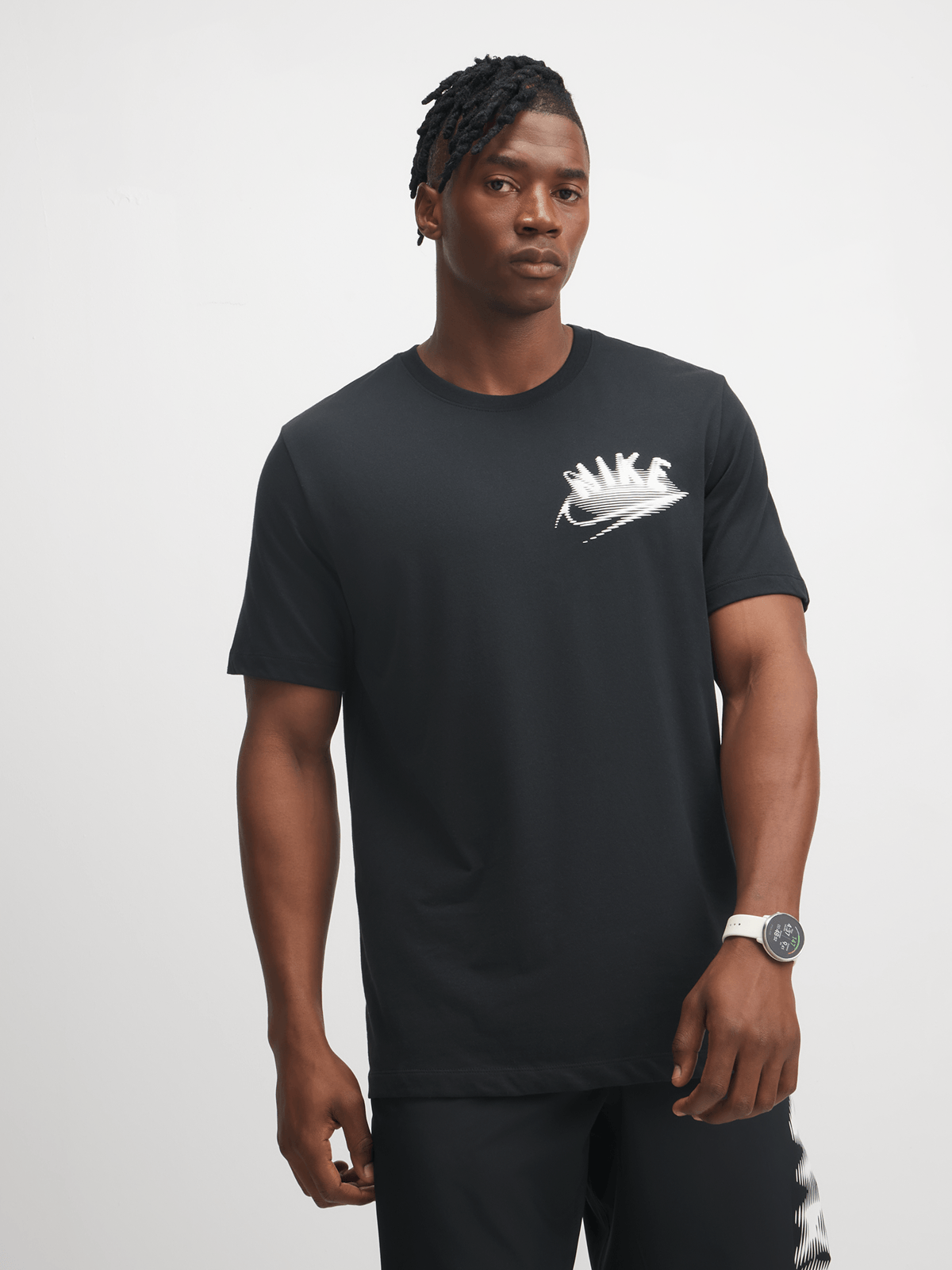 Nike Mens Dri-Fit Black Tee | Bash