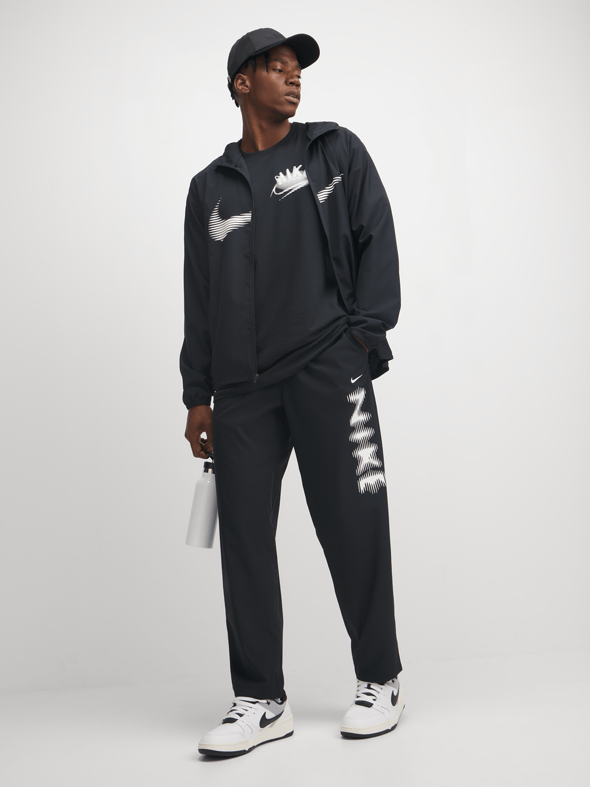 Nike Mens Dri-Fit Black Tee | Bash