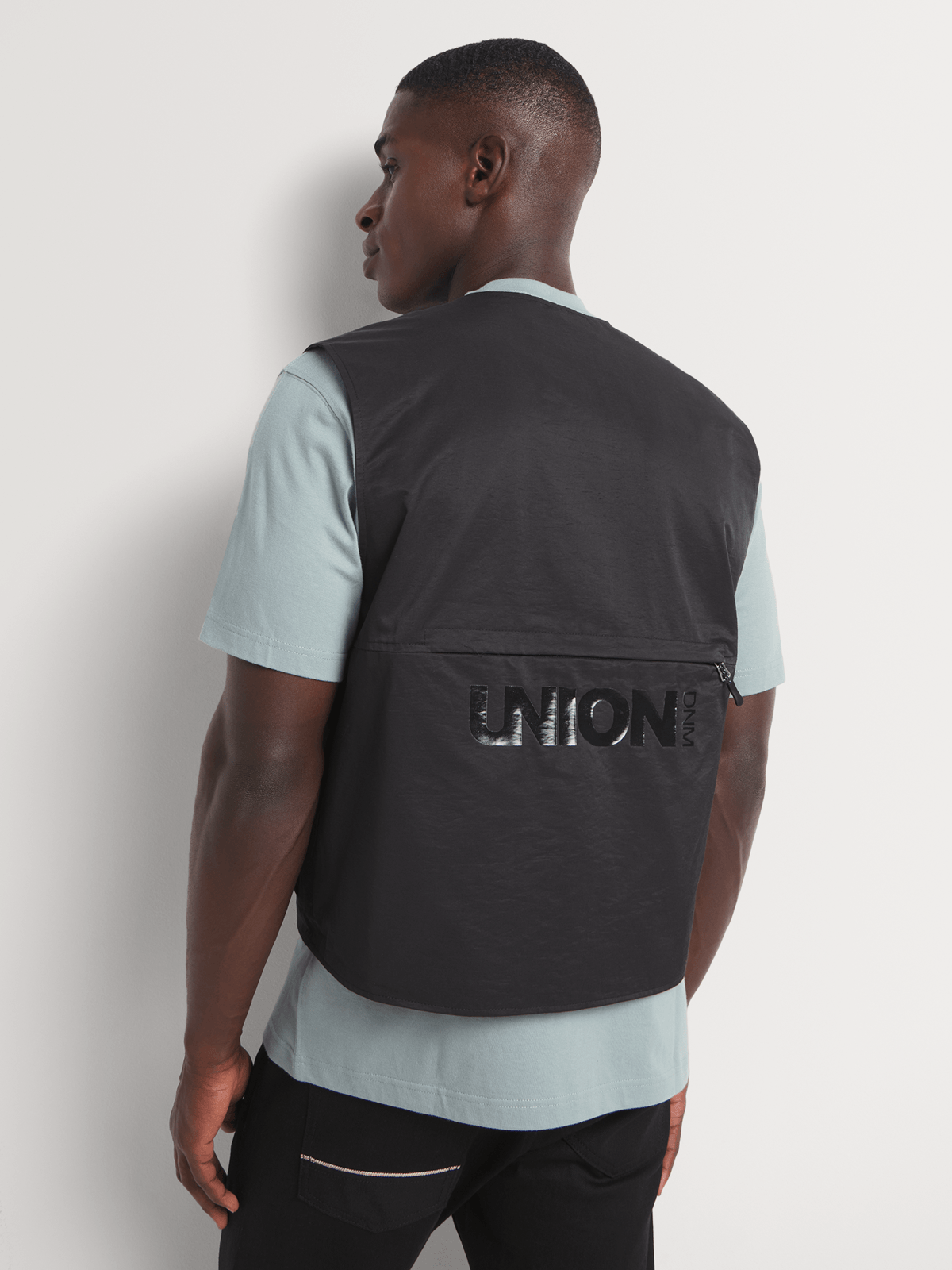 Union-DNM Men's Black Utility Gilet | Bash
