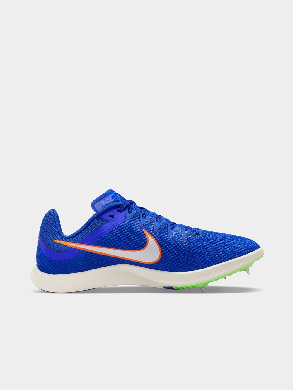 Mens Nike Zoom Rival Distance Blue/White Sprinter Shoes - Bash.com
