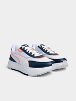 Women's Puma R78 Disrupt LT White/Navy Sneaker | Bash