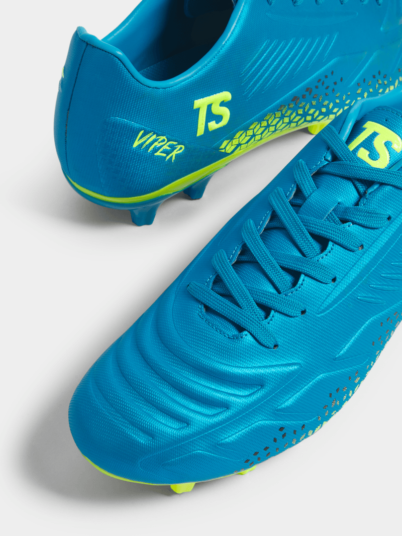 TS Mens Viper Low FG Blue/Yellow Boots | Bash