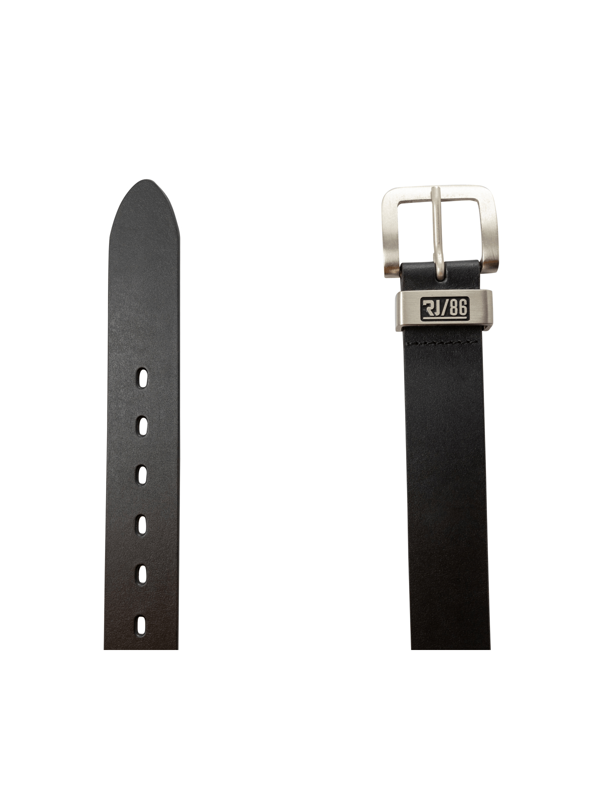 Relay Jeans Men's Metal Loop Black Buckle Belts | Bash