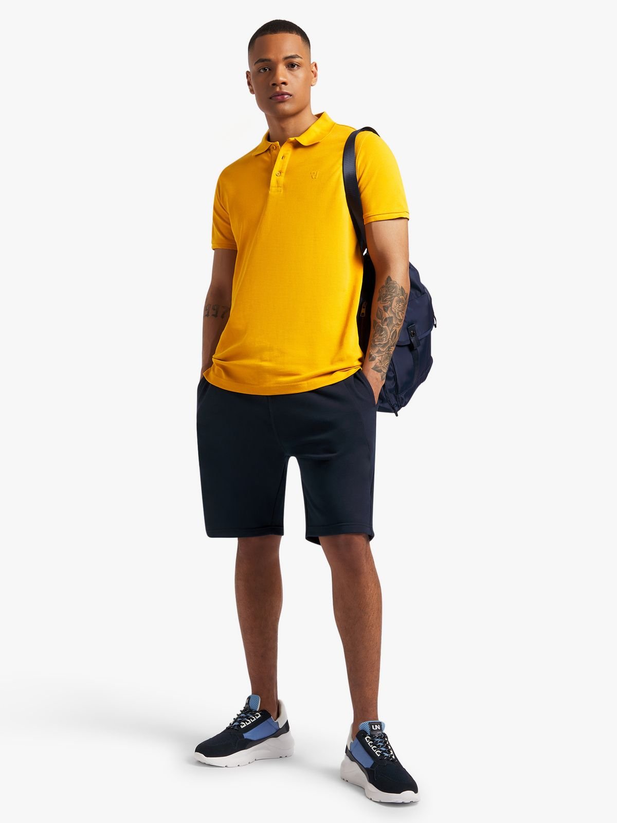 Relay Jeans Men's Simplified Pique Yellow Golfer | Bash