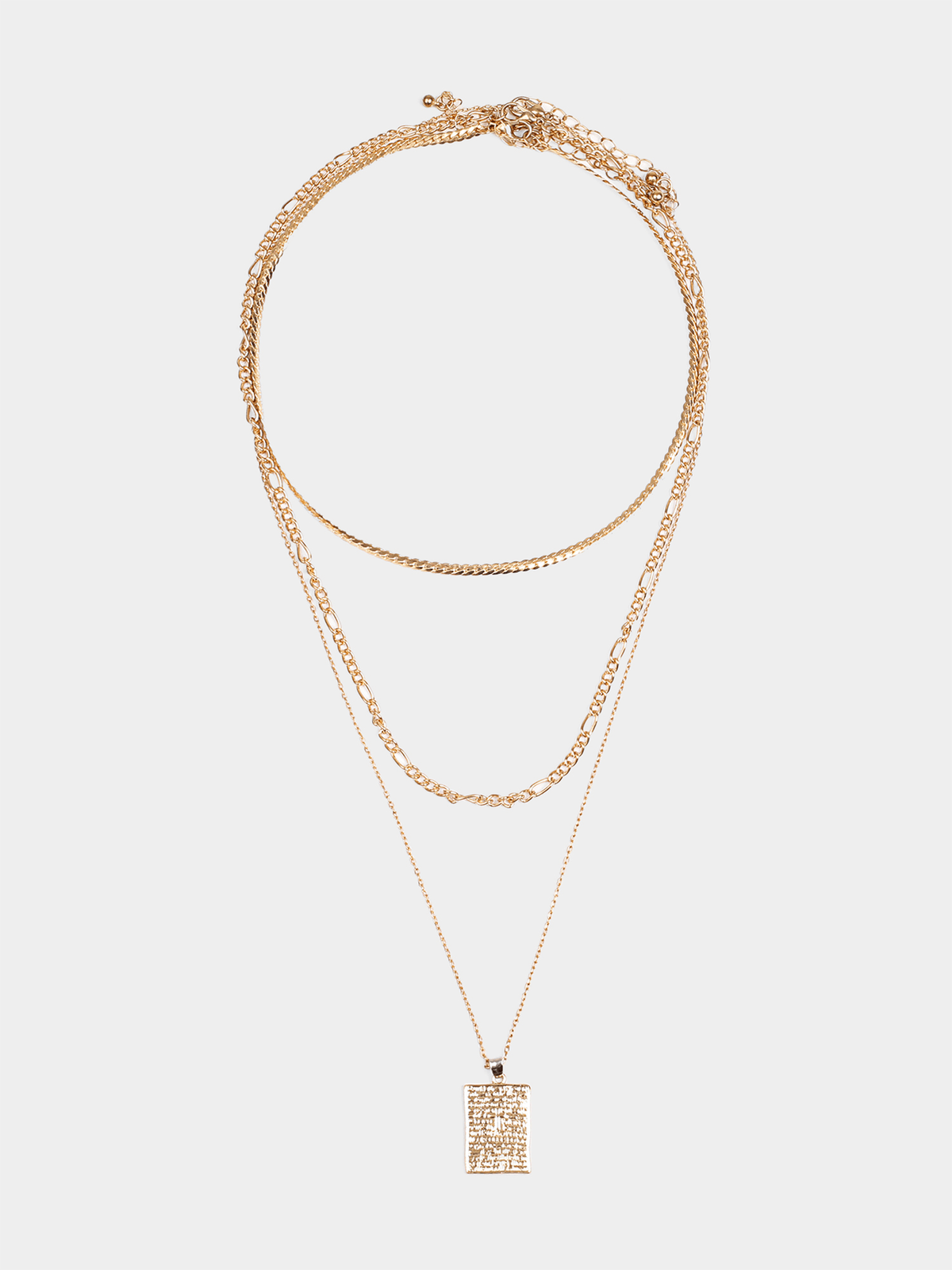 Men's Markham Script Pendant Gold Necklace Set | Bash