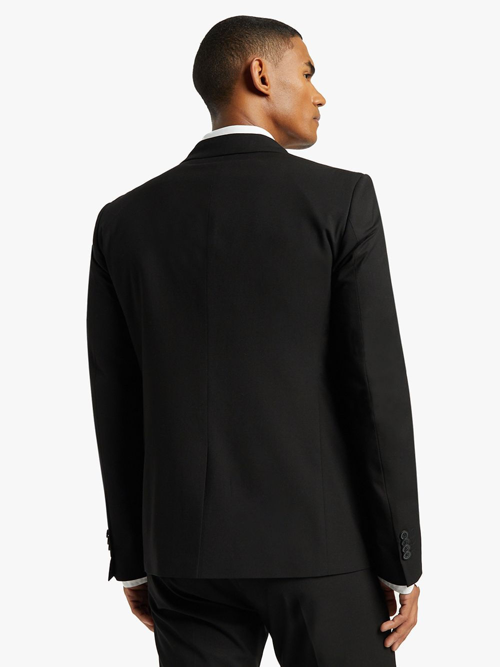 Markham Men's Core Skinny Fit Black Suit Jacket | Bash