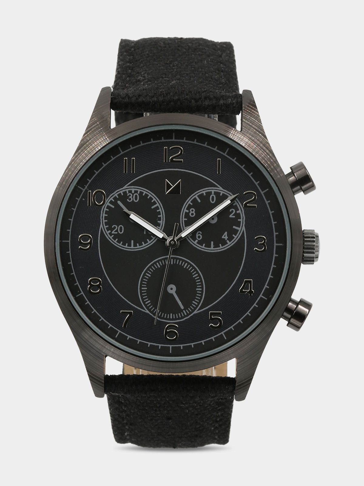 Markham Men's Casual Mock Chrono Black Watch | Bash