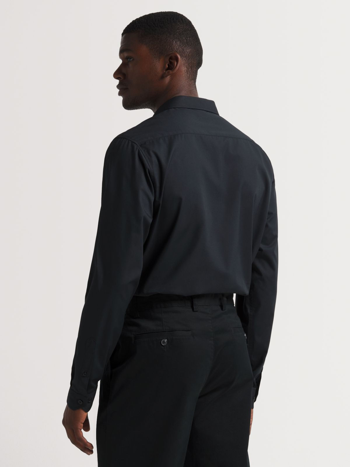 Markham Men's Smart Regular Fit Black Shirt | Bash