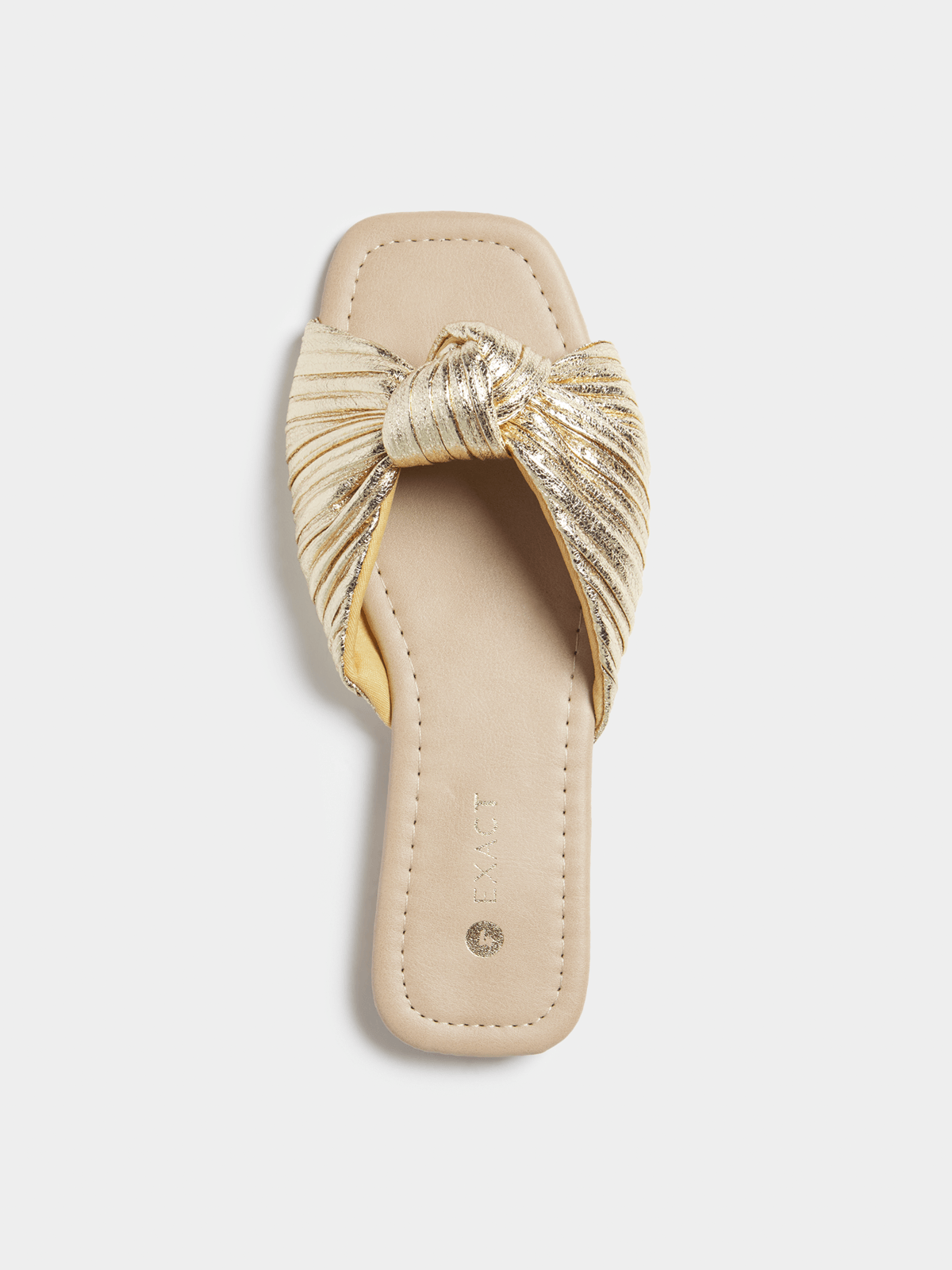 Exact Women's Gold Knotted Sandals | Bash