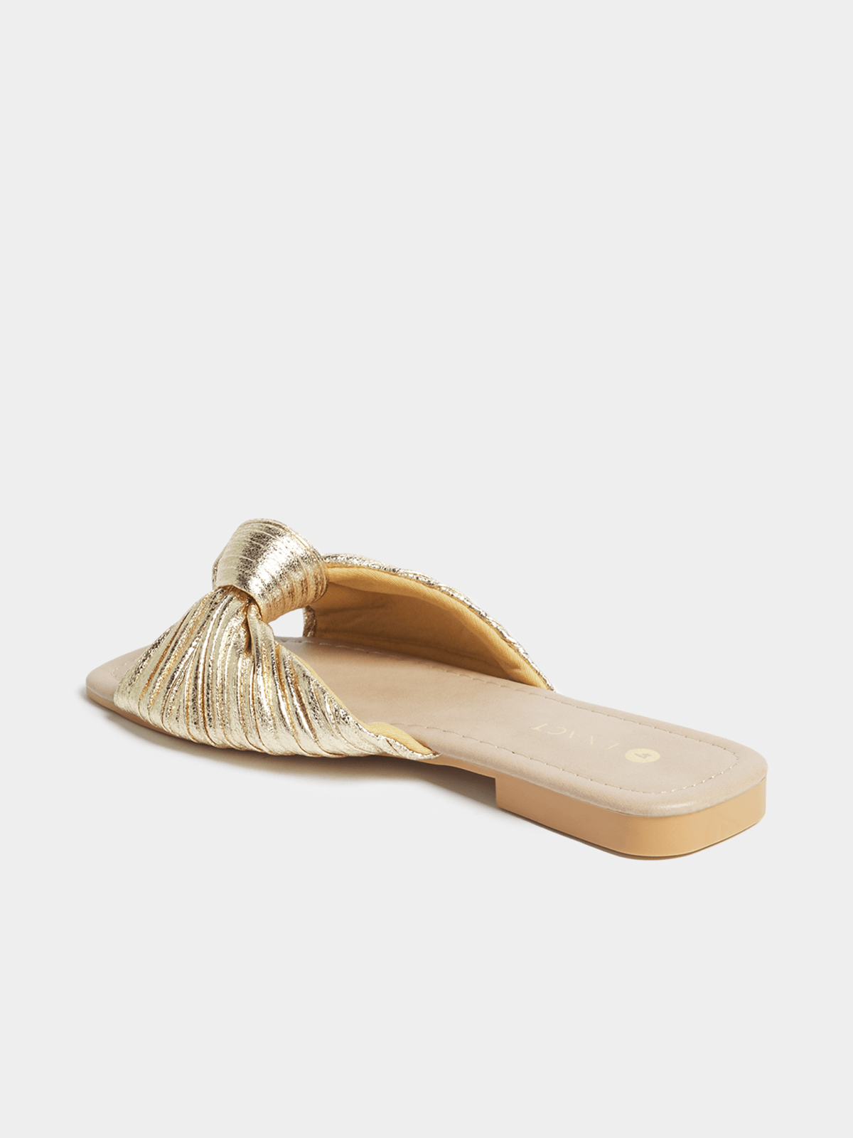 Exact Women's Gold Knotted Sandals | Bash