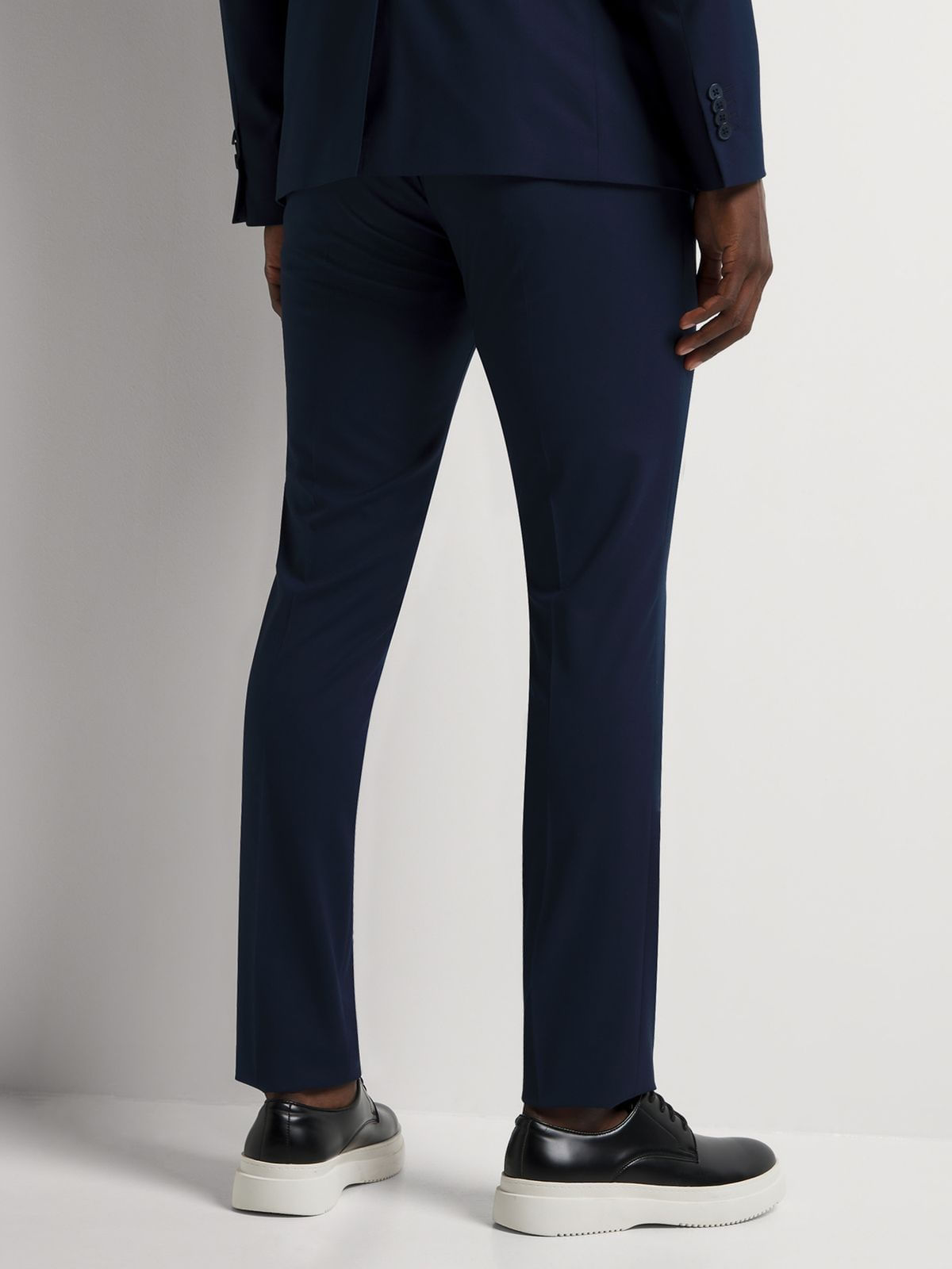 Markham Men's Core Slim Fit Navy Suit Trouser | Bash