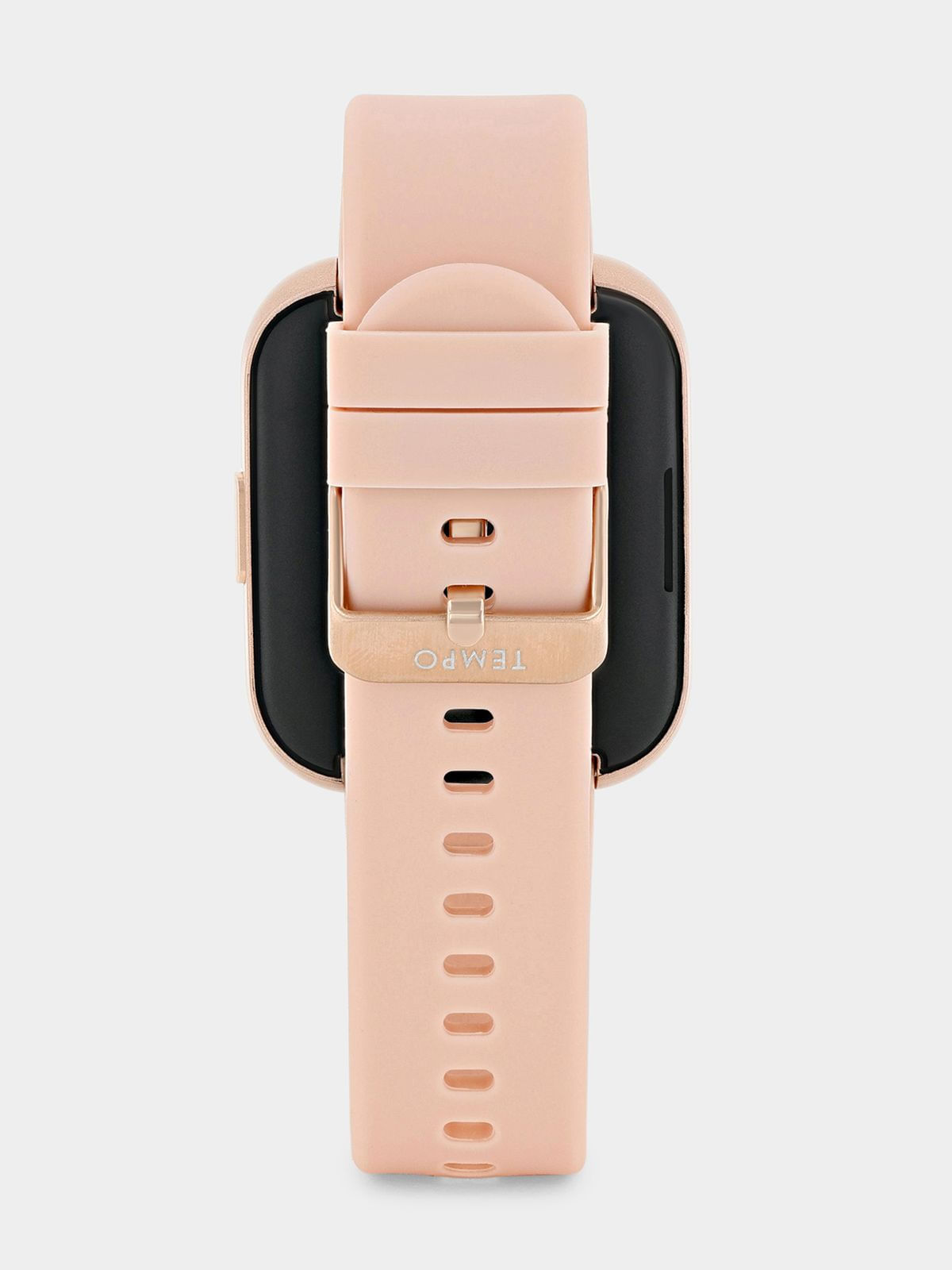 Tempo Pulse 8.0 Rose Plated Tan Silicone Smart Watch | Bash