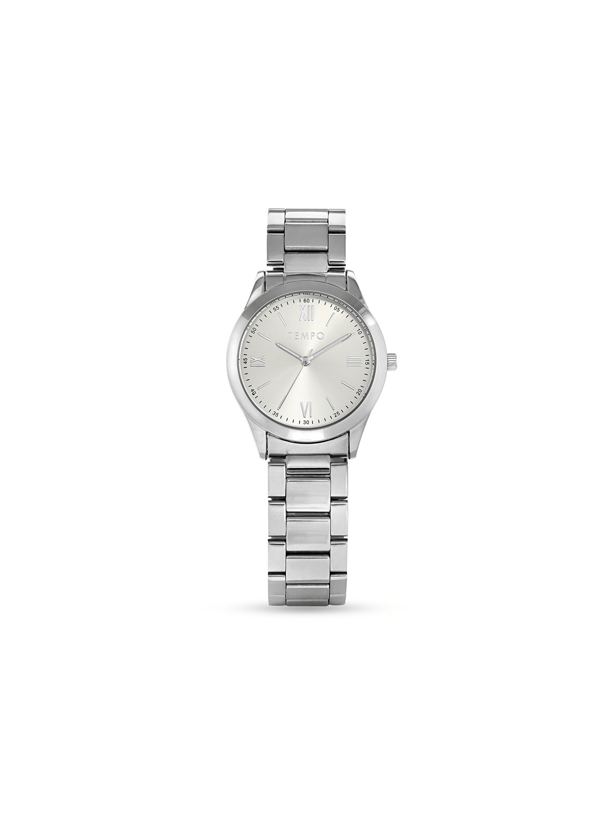 Tempo Men’s Silver Tone Bracelet Watch | Bash