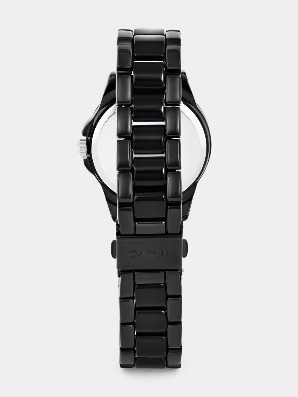 Tempo Black Plated Black Multi Dial Bracelet Watch | Bash
