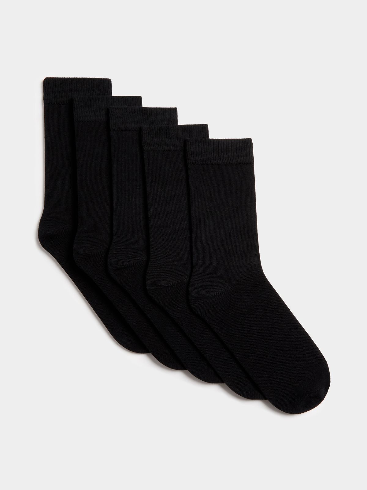 Men's Markham 5pk Black Socks | Bash
