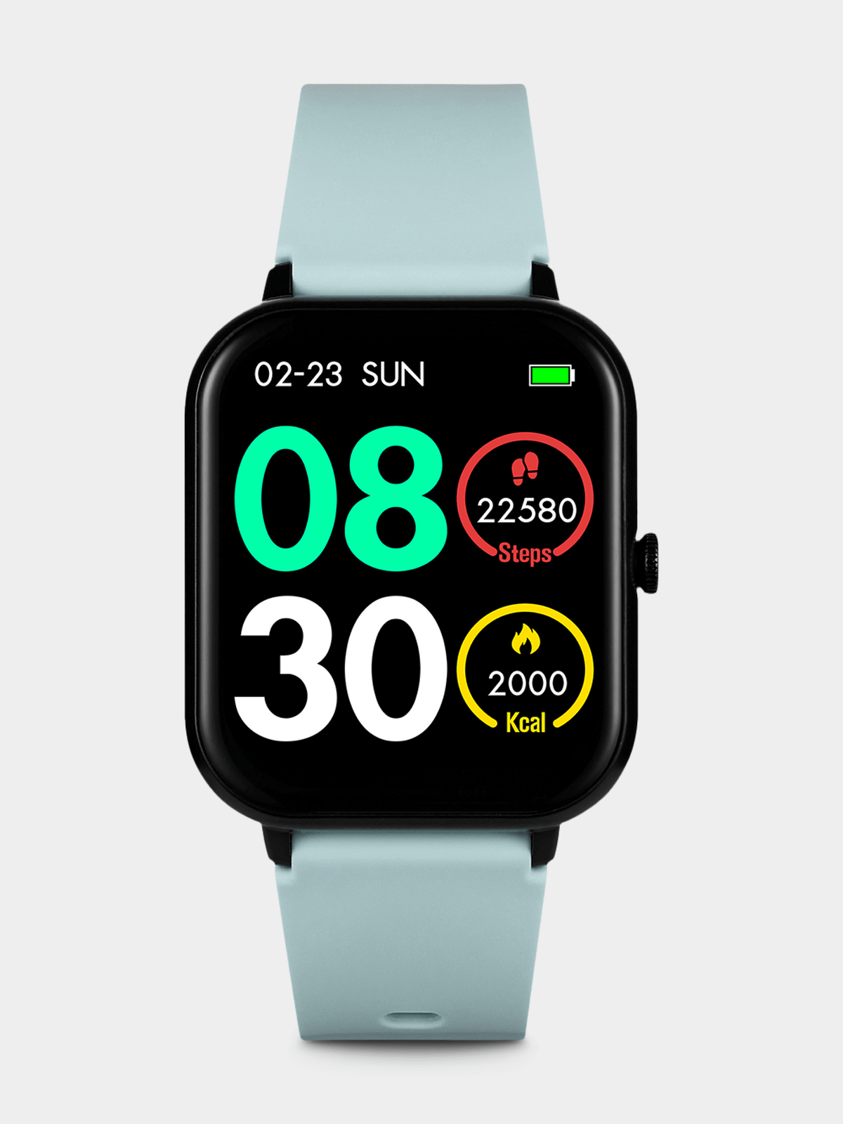 Volkano Chroma Series Teal Silicone Smart Watch | Bash