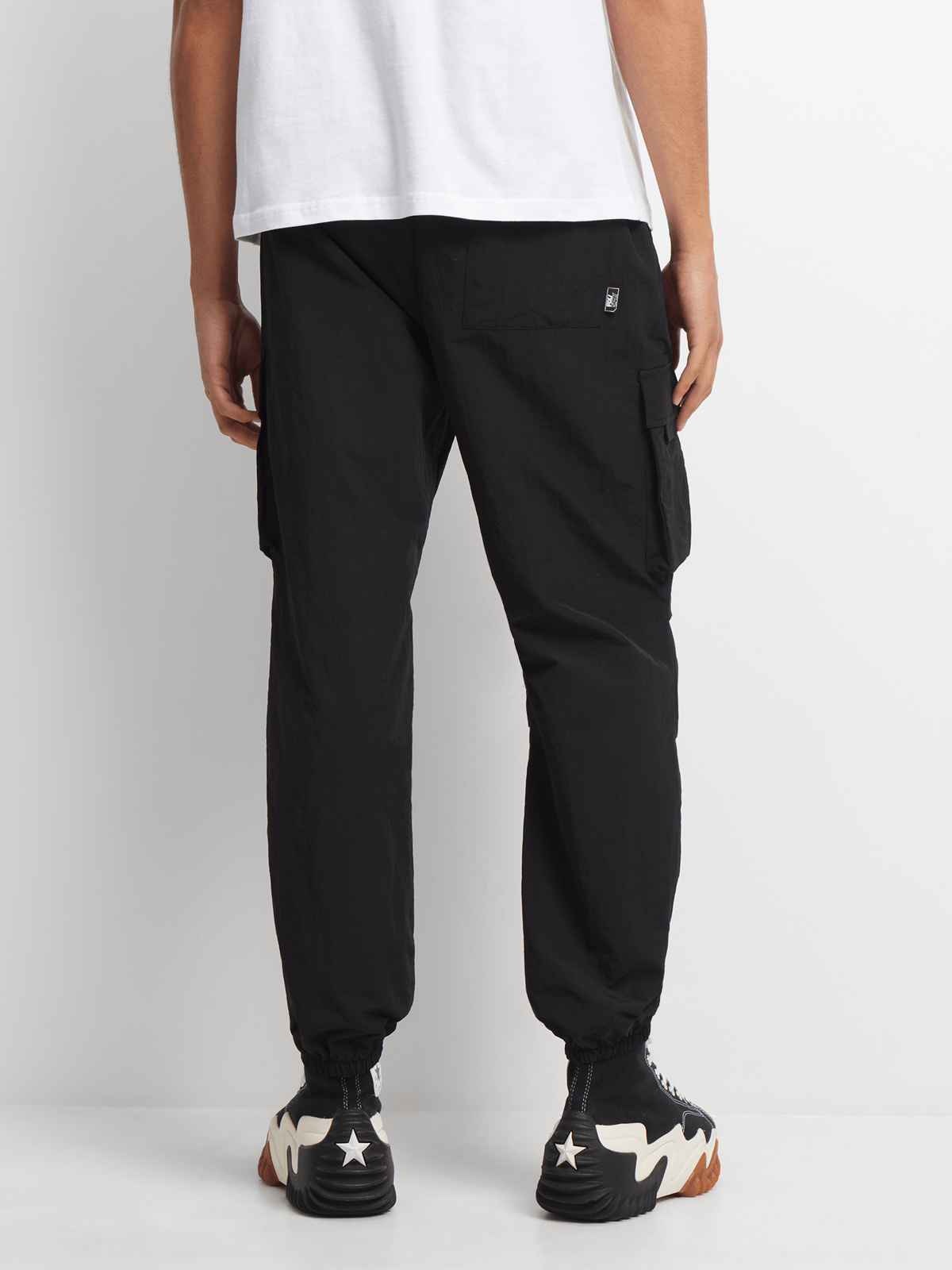 The FIX Men's Black Multi Pocket Cargo Jogger Pants | Bash