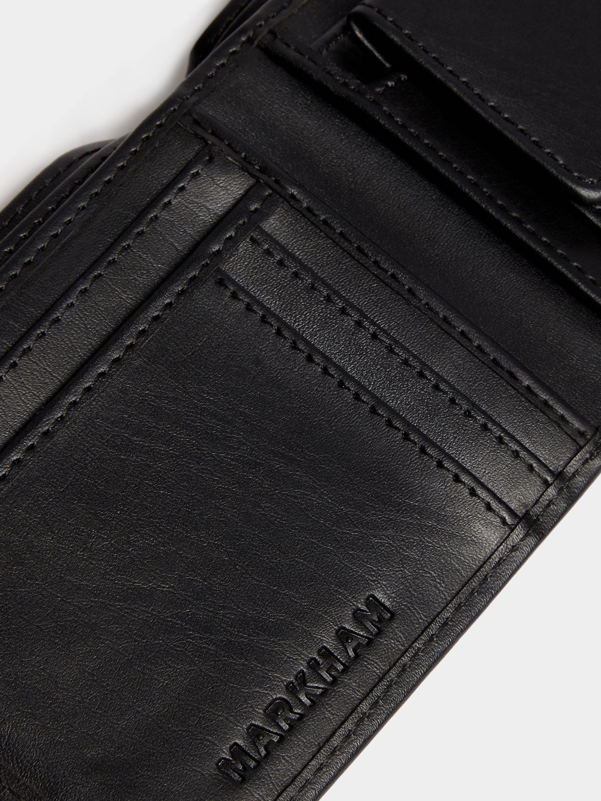 Markham Men's Tab Billfold Black Wallet | Bash