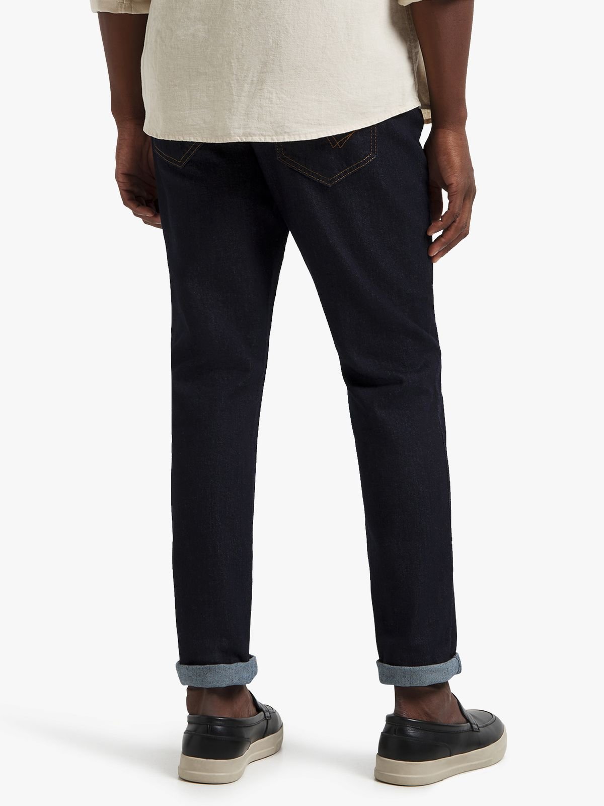 Jet Men's Dark Blue Slim Leg Jeans | Bash
