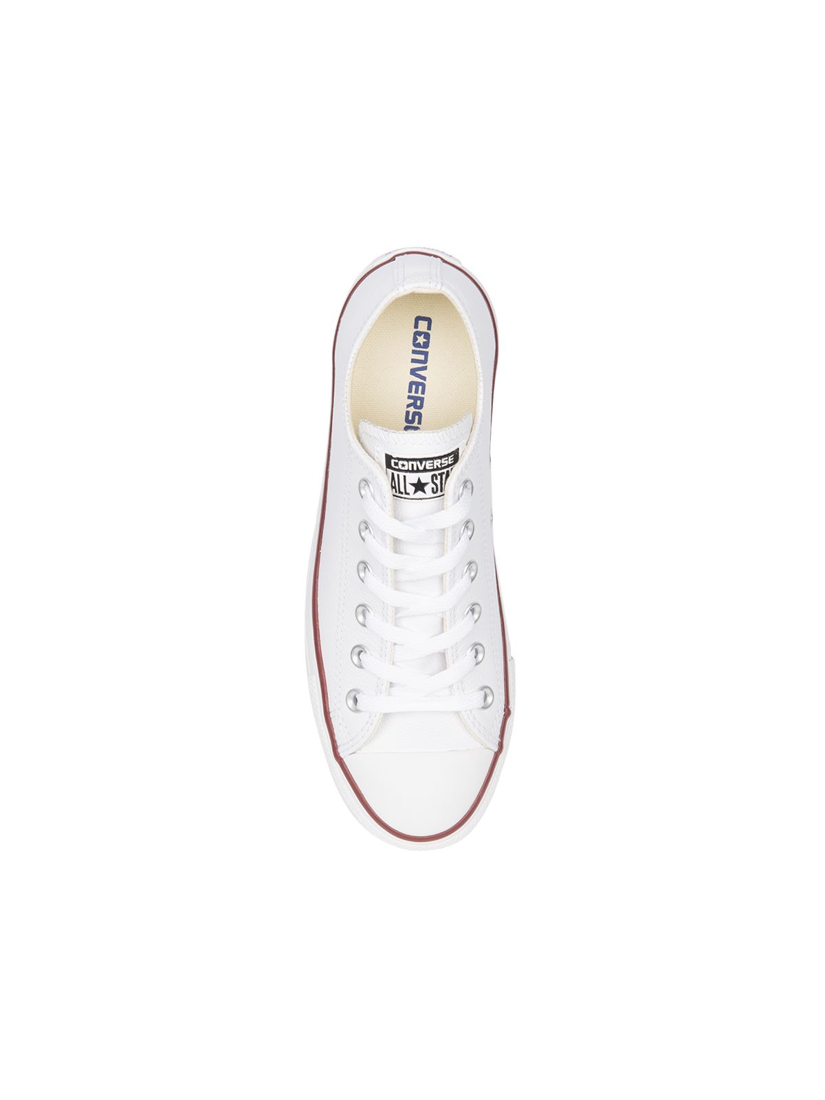 Converse Men's Chuck Taylor All Star Leather Low White Sneaker | Bash