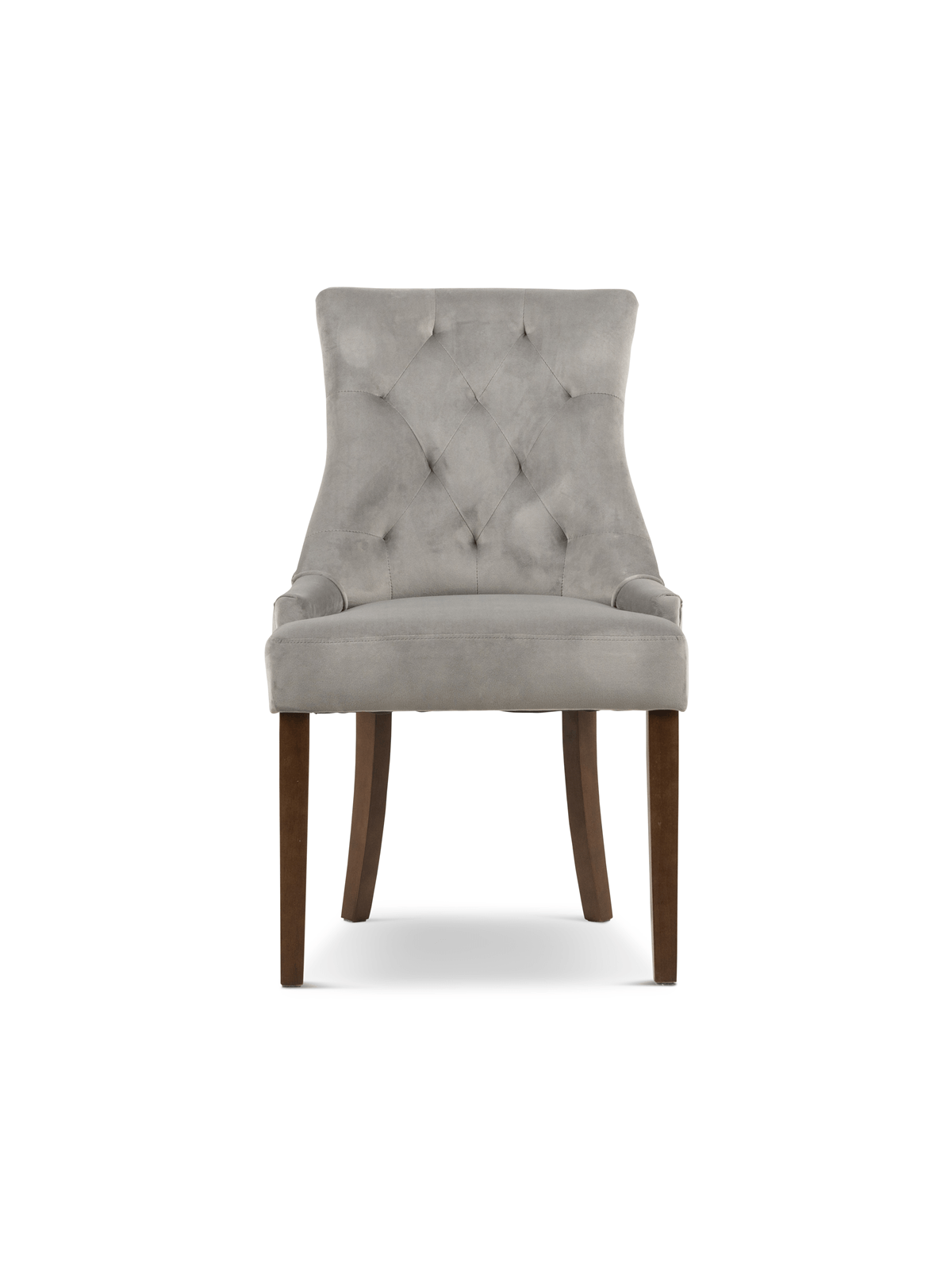 Beth Dining Chair LuxGuard Velvet Silver | Bash