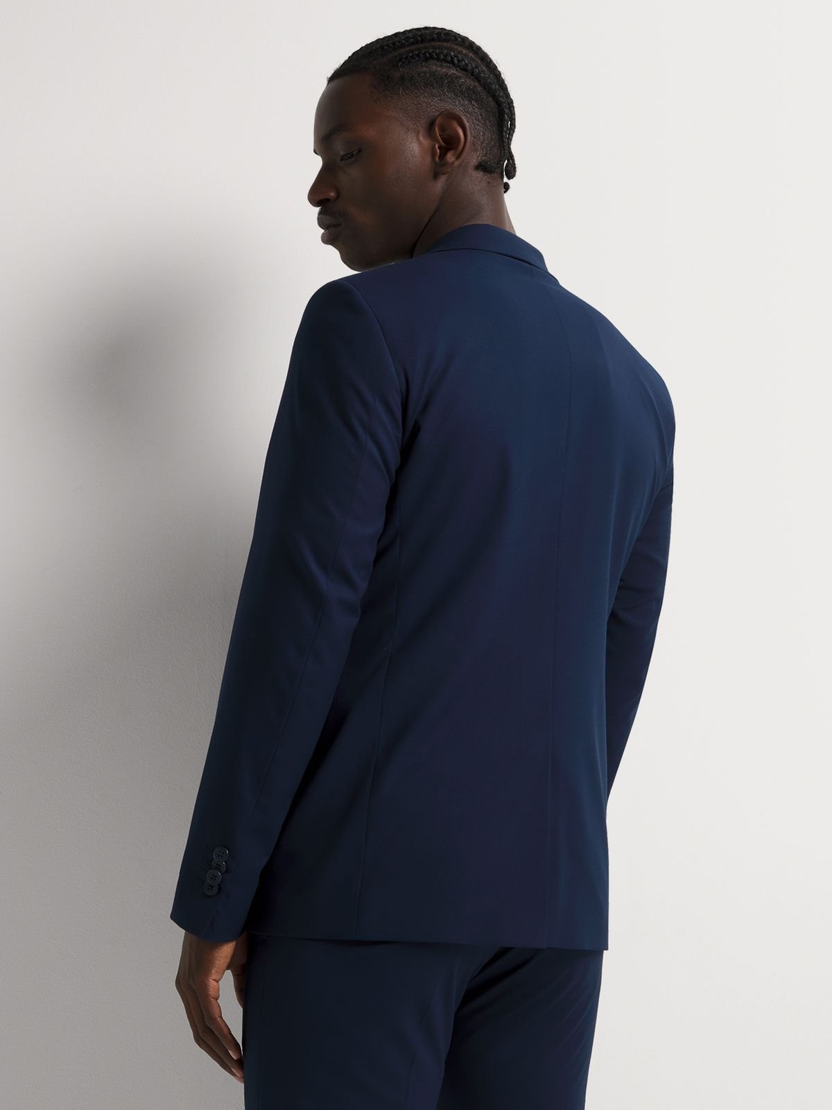 Markham Men's Core Slim Fit Navy Suit Jacket | Bash
