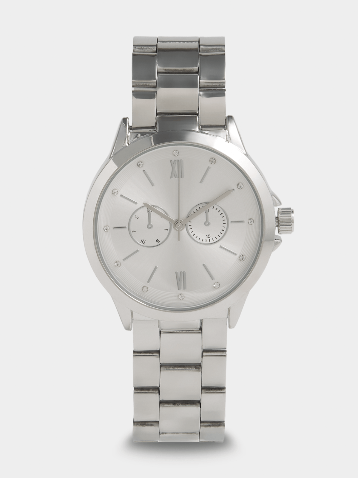 Exact Women's Silver Metal Link Watch | Bash