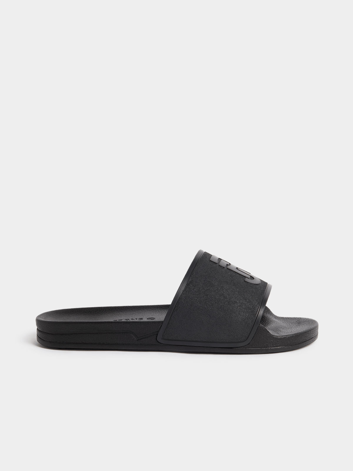 Relay Jeans Men's Mono Black Slides | Bash