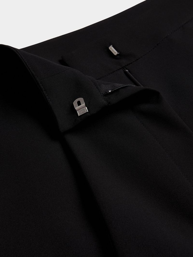 Exact Women's Black Wide-Leg Suit Pants | Bash